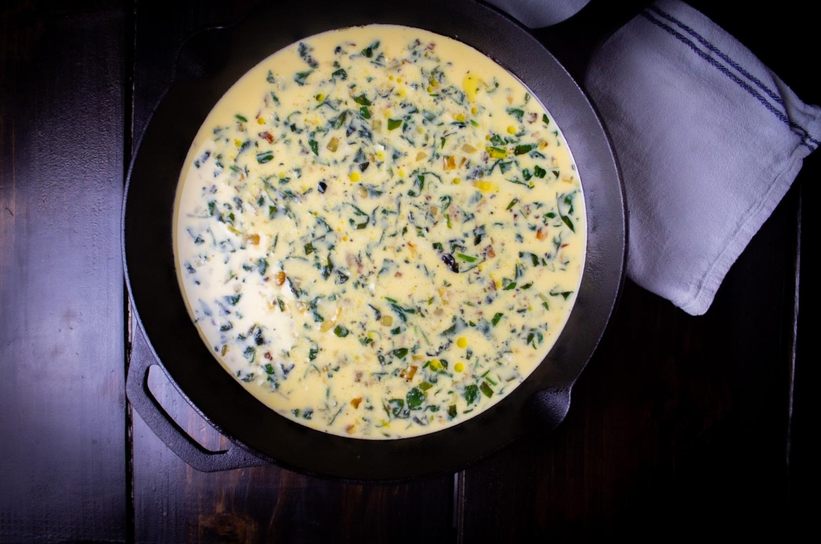 Spinach Mozzarella Crustless Quiche – The Art of Cottagemaking