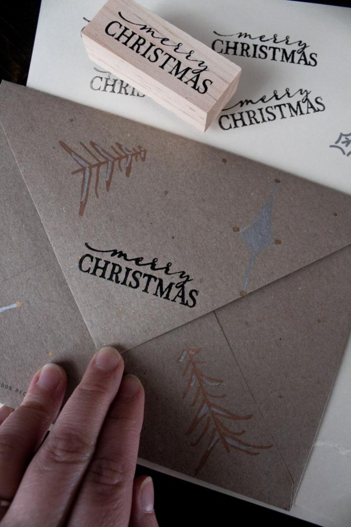 Christmas Card Envelope Decorating Ideas – The Art of Cottagemaking