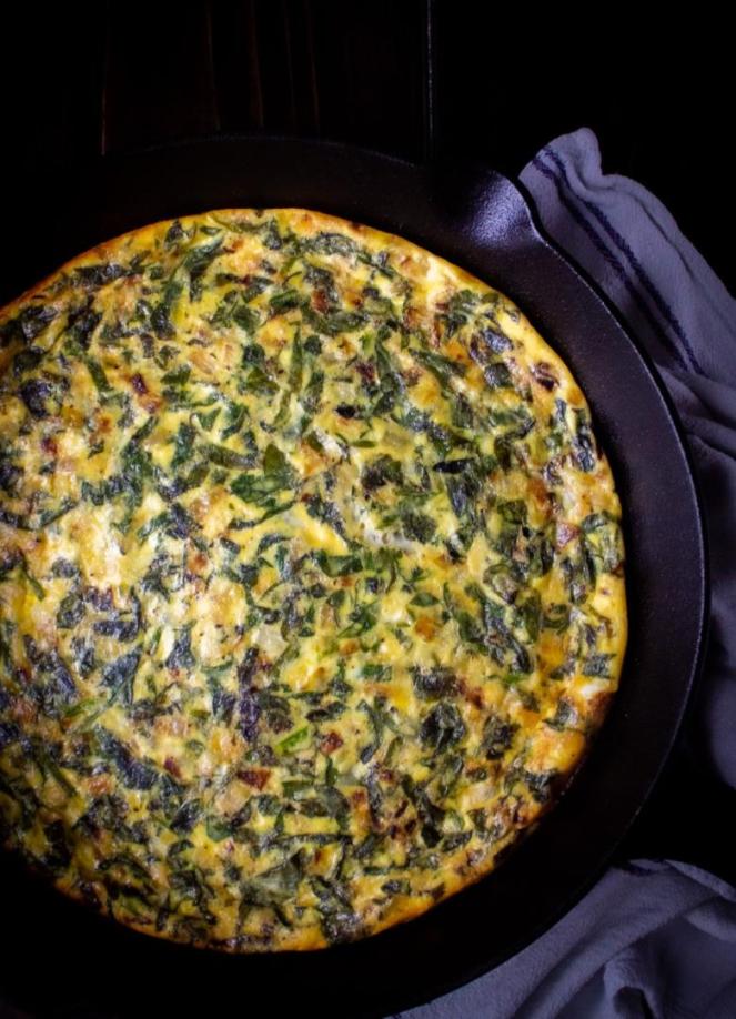Spinach Mozzarella Crustless Quiche – The Art of Cottagemaking