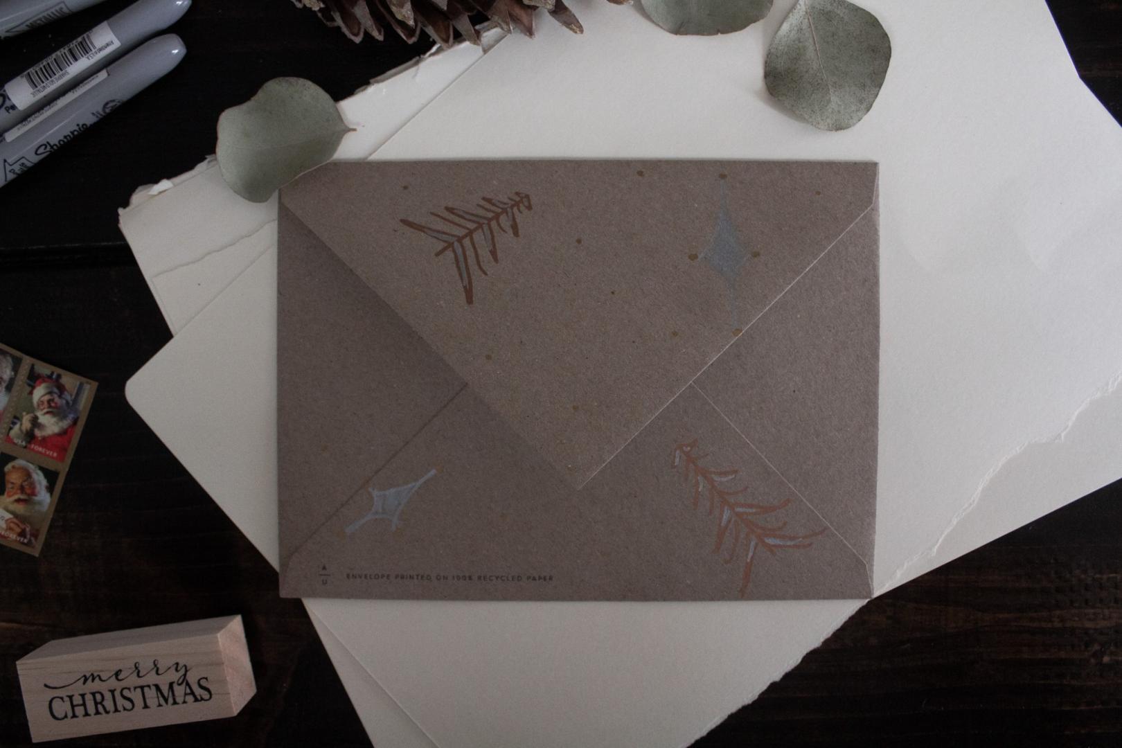 Christmas Card Envelope Decorating Ideas – The Art of Cottagemaking